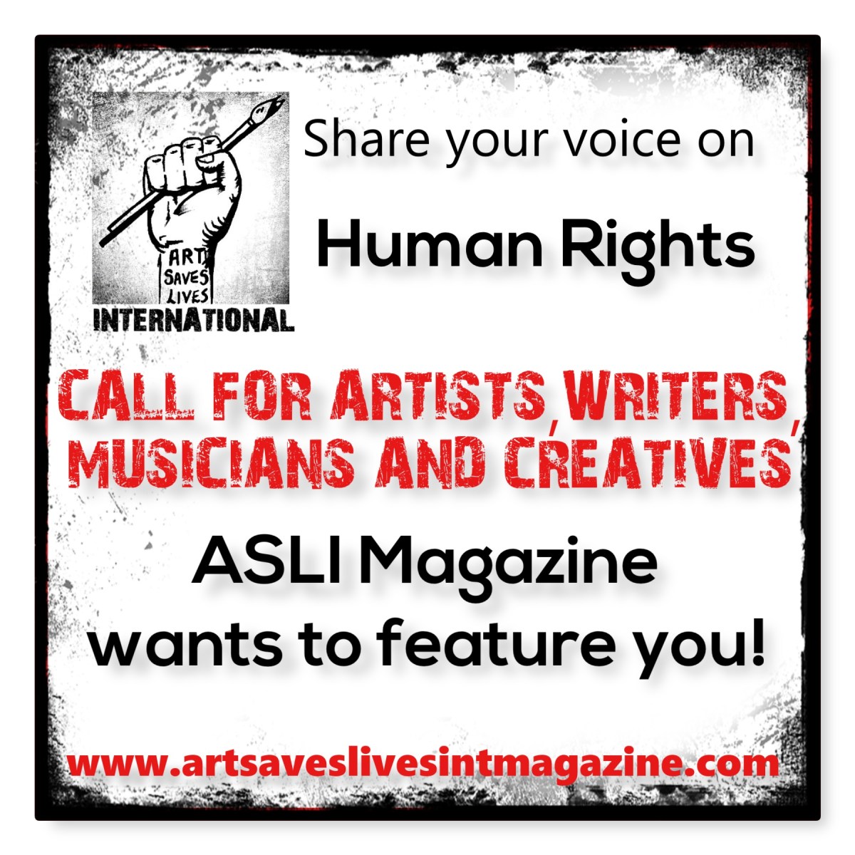 Call for Artists, Writers, Musicians and Creatives: Share Your Voice on ...